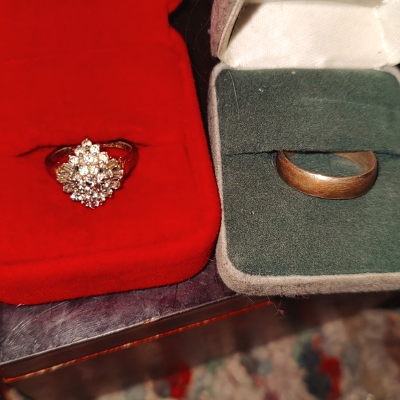 Other | Vintage 14kp Plumb Pure 14k Yellow Gold And Diamond Cocktail ...